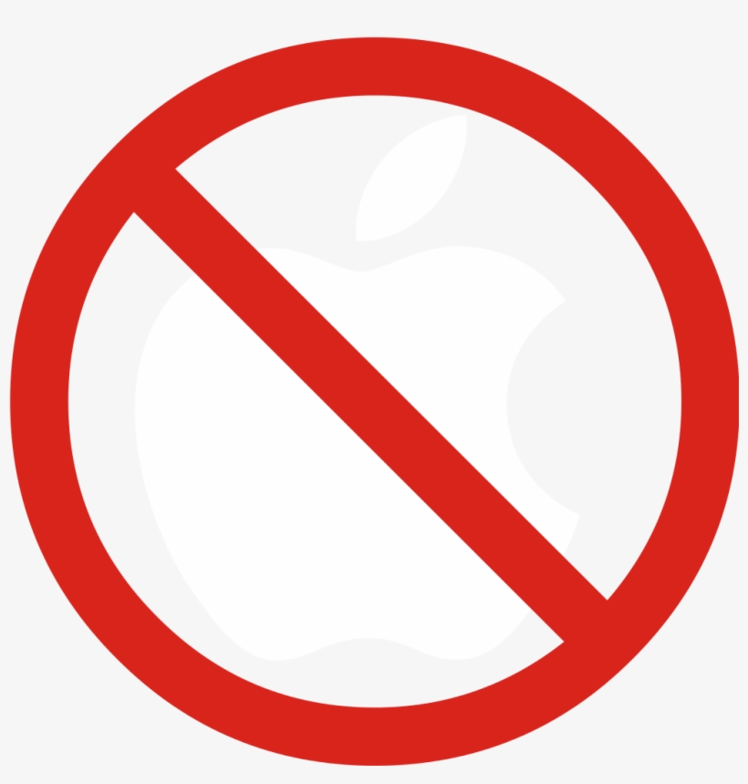 File - Apple Inc - Prohibited - White - Svg - Free Transparent PNG ...