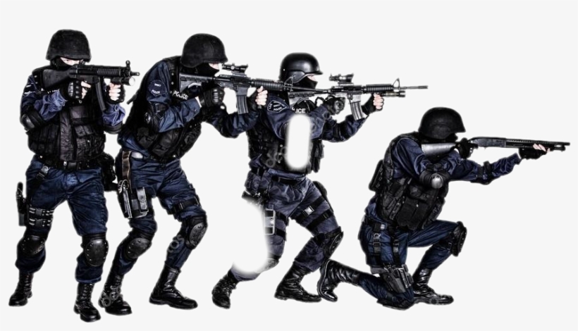 Swat Team Silhouette - Free Transparent PNG Download - PNGkey