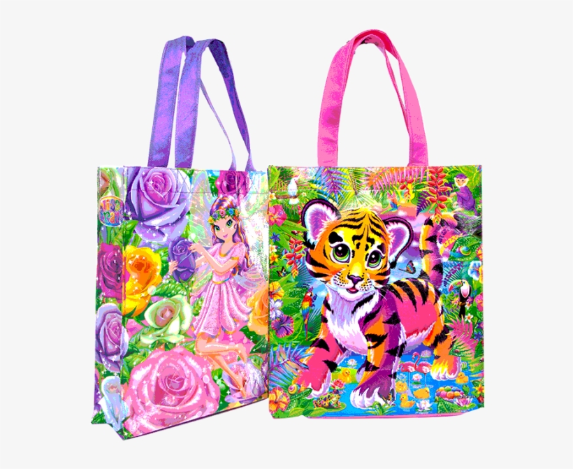 Lisa Frank® Tote - Lisa Frank Panda, Dolphin, Tiger Cub Theme Spiral ...