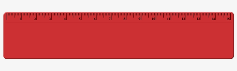 Transparent Ruler Red - Marking Tools - Free Transparent PNG Download ...