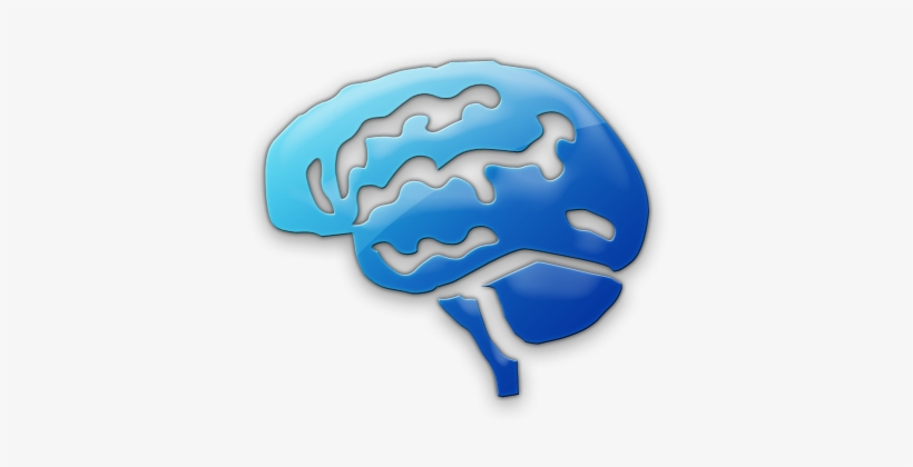 Free Icons Png - Brain Blue Transparent Background - Free Transparent ...