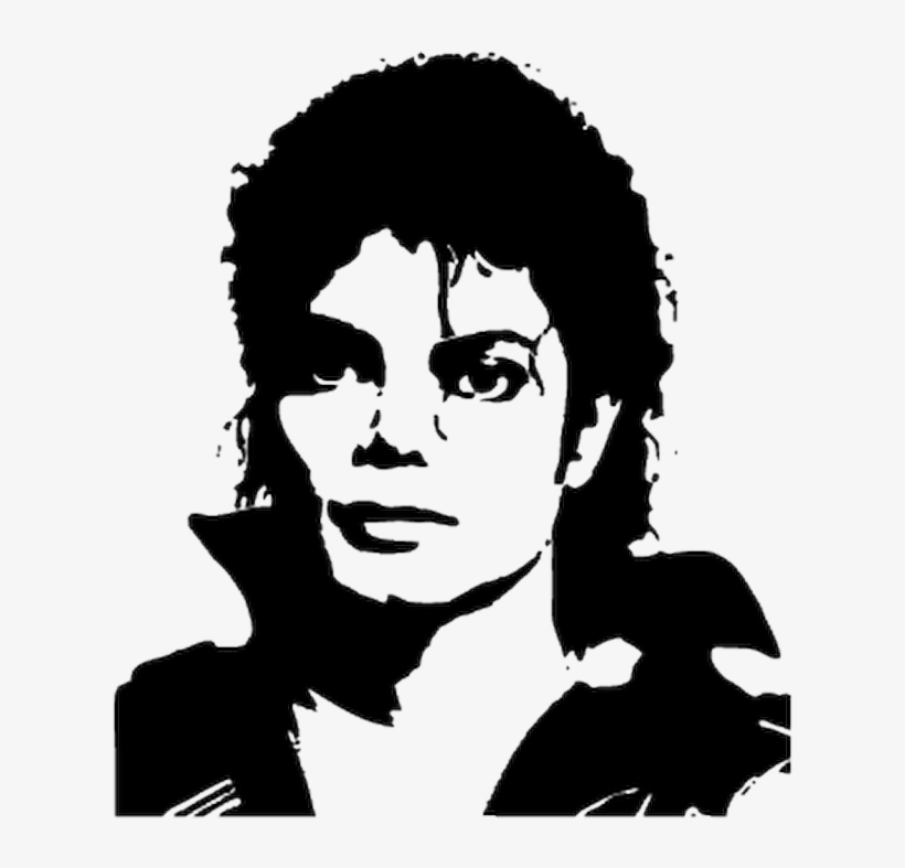Sweat-shirt Michael Jackson - Black And White Michael Jackson Png ...