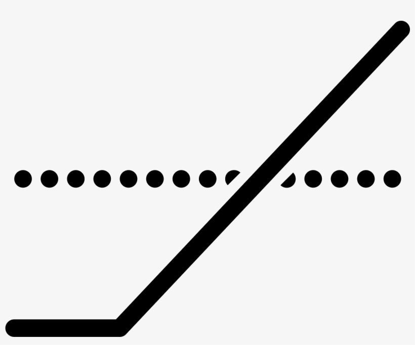 This Logo Is An Image Of Two Lines - Long Position Icon - Free ...