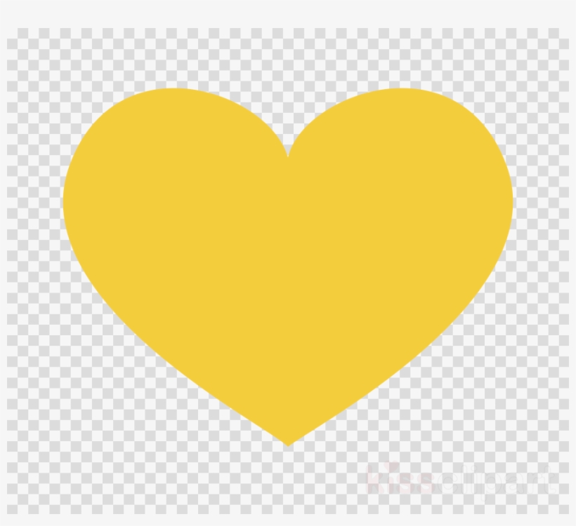 Yellow Heart Clipart Clip Art - Clip Art - Free Transparent PNG ...