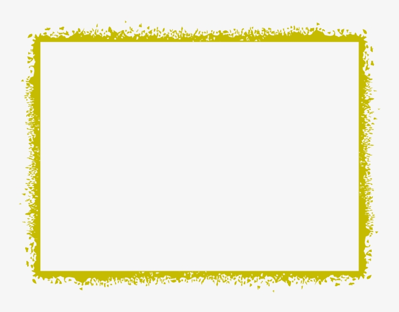 Mustard Full Sheet Grunge Border - Blue Border Frame Png - Free ...