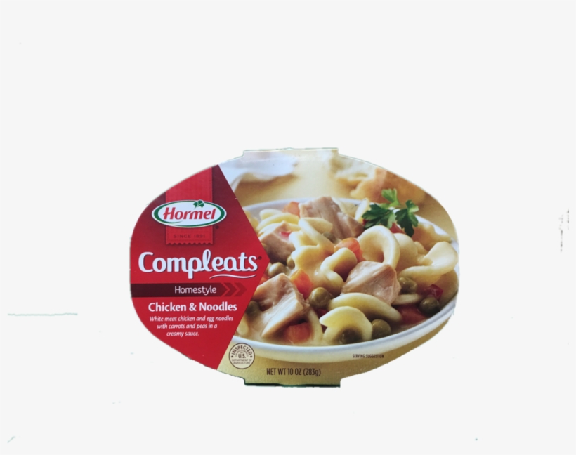 Hormel Compleats Chicken & Noodles 10 Oz - Free Transparent PNG ...