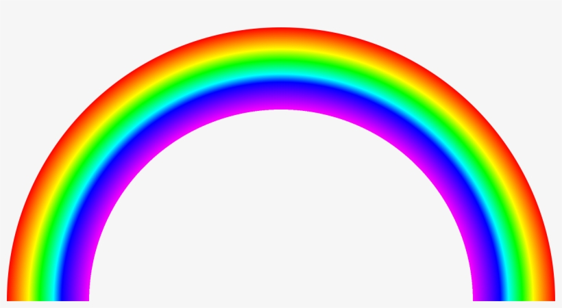 Open - Half Rainbow - Free Transparent PNG Download - PNGkey