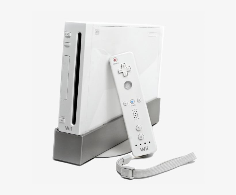 A Docked White Nintendo Wii - Wii Console Png - Free Transparent PNG Download - PNGkey