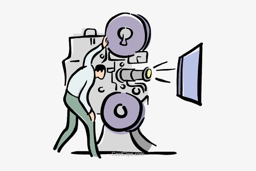 Movie Projector And Operator - Projector Operator - Free Transparent ...
