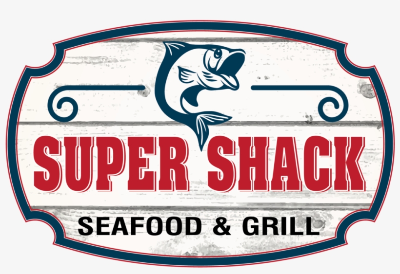 Logo Super Shack - Fishing Button Illustration With Fish And Lure ...