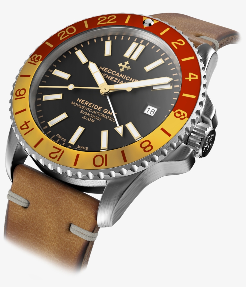 Meccaniche Veneziane Watch Gmt - Free Transparent PNG Download - PNGkey