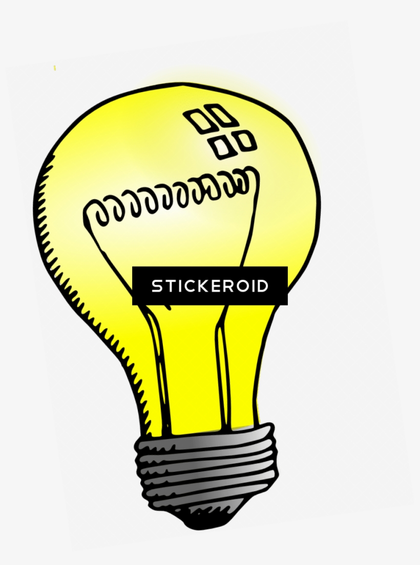 Light Bulb Drawing - Clip Art Transparent Light Bulb - Free Transparent ...