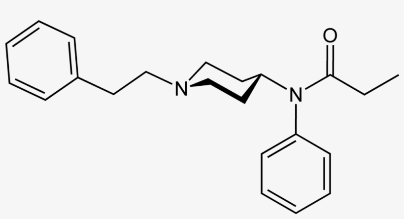 Fentanyl Structure File Fentanyl Xtal 2d Skeletal Png - Fentanyl ...