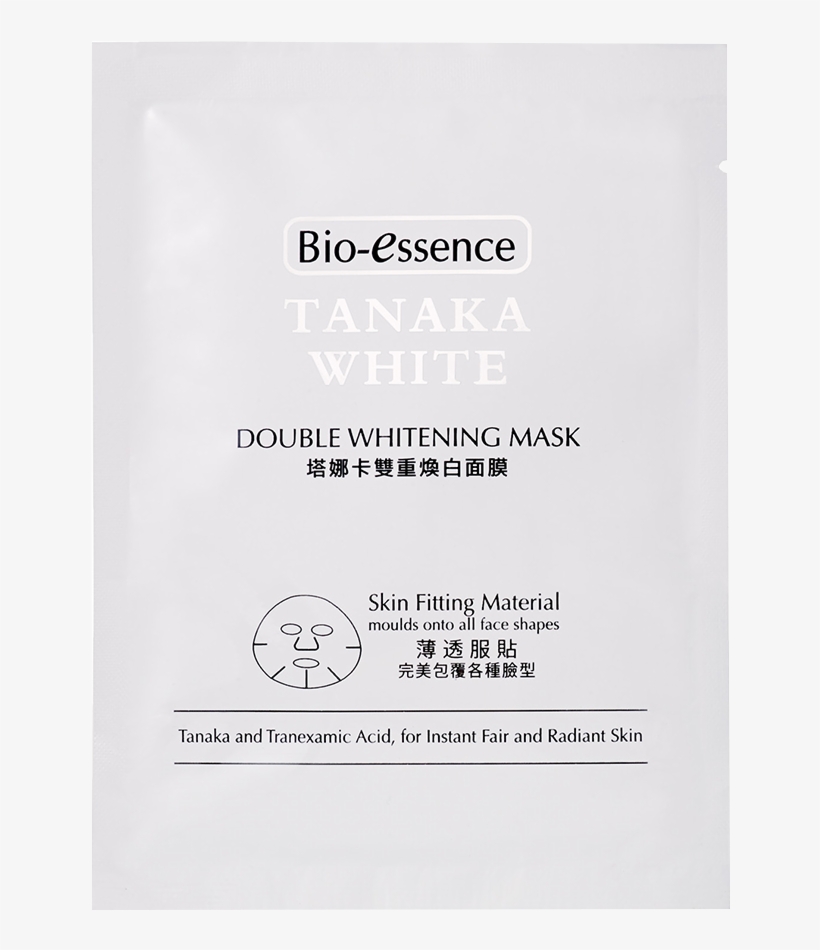 Tanaka White Double Whitening Mask Big - Bio-essence Double Whitening ...