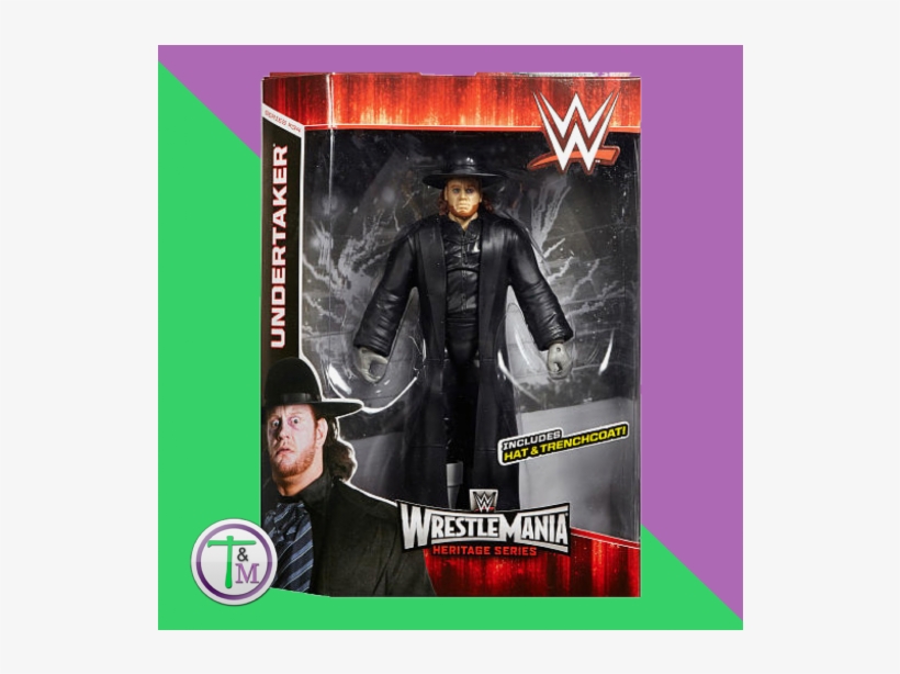 Undertaker Action Figure Hat & Trenchcoat Wwe Wrestling - Free ...
