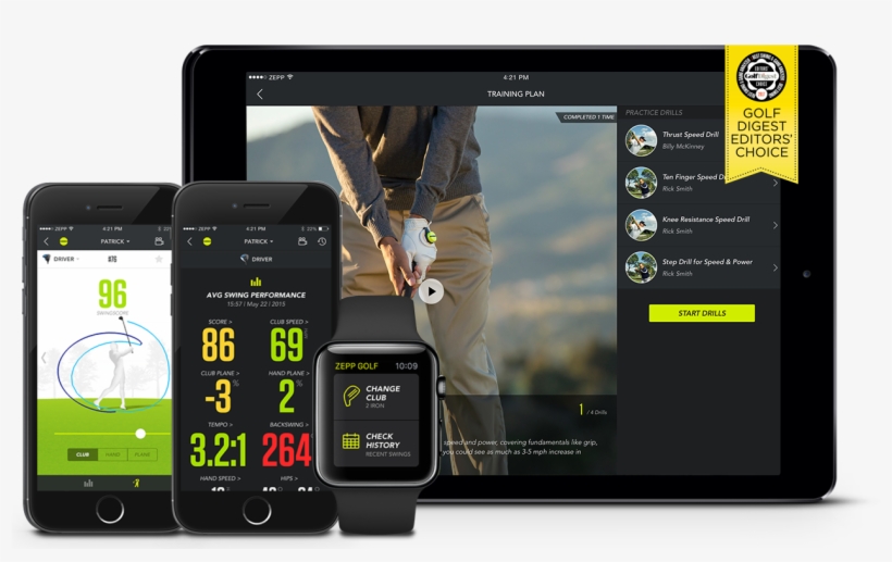 Zepp Golf - Activity Tracker - Free Transparent PNG Download - PNGkey