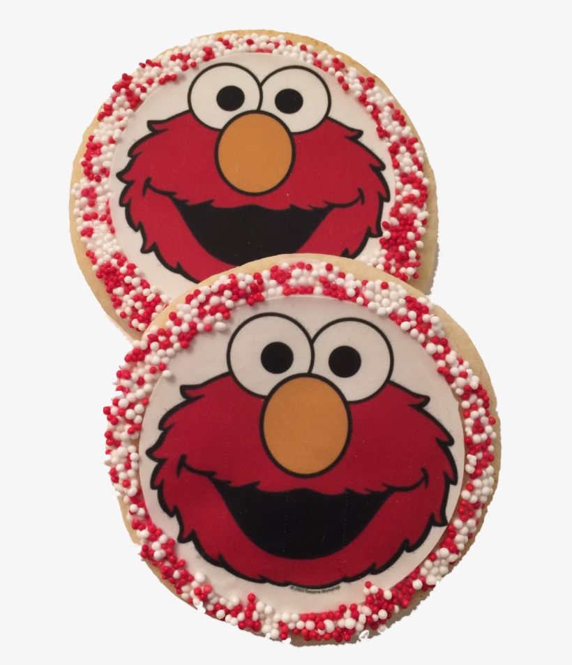 Elmo Sugar Cookies With Nonpareils - Free Transparent PNG Download - PNGkey