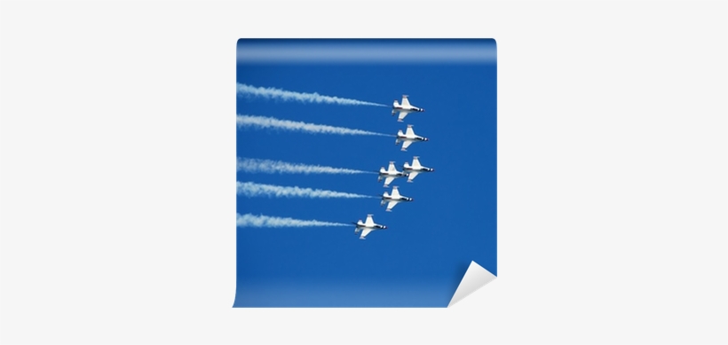 Team Of Fighter Jets Flying In Formation Wall Mural - L'essentiel De La ...