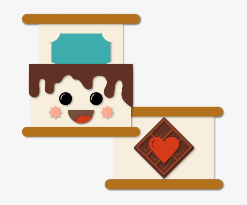 Smores Slider Gift Card Holder - Free Transparent PNG Download - PNGkey