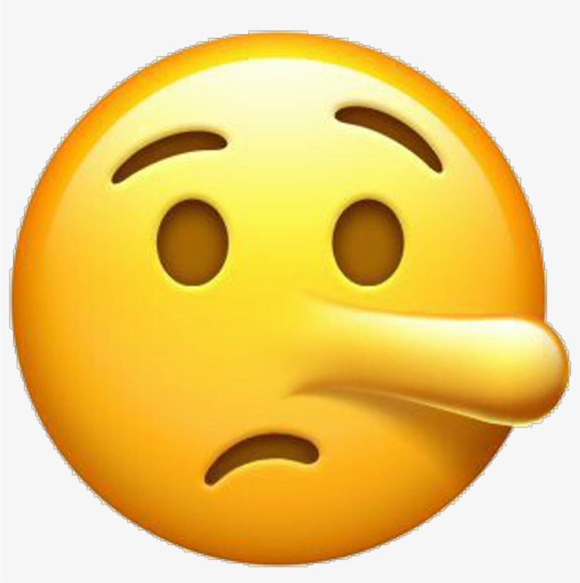 Narigudo Nose Emoji @lucianoballack - 🤥 Emoji - Free Transparent PNG ...