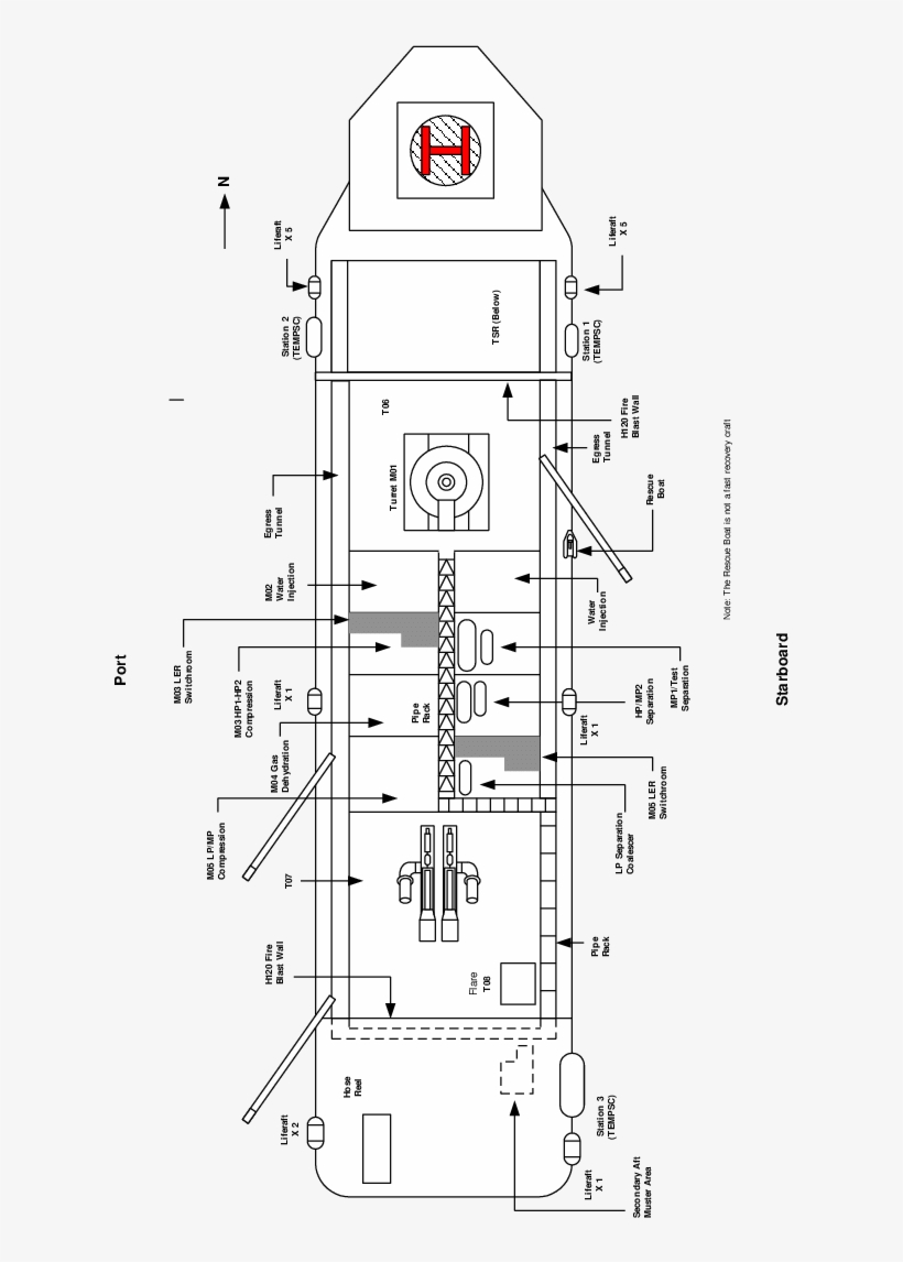 Simplified Layout Of The Fpso - Plan - Free Transparent PNG Download ...