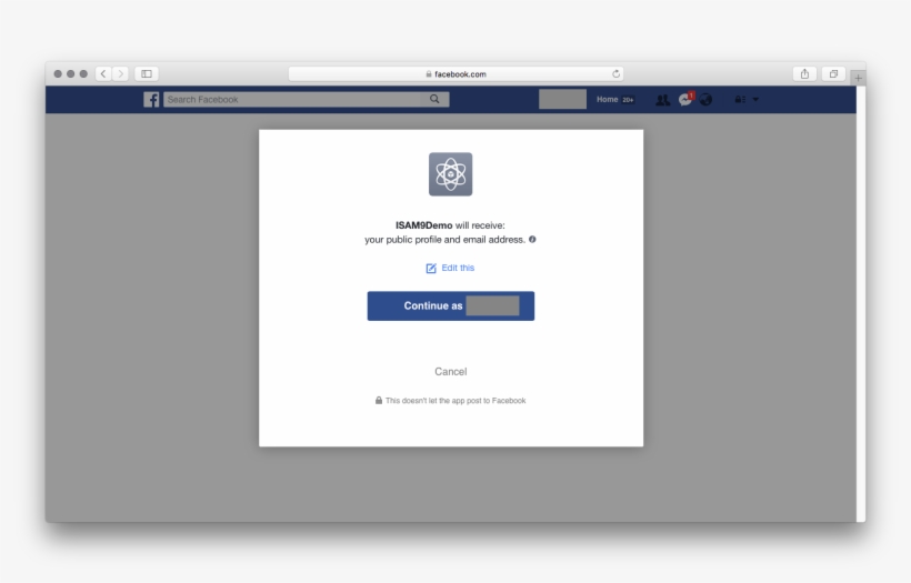 Free Facebook Connect Button Png - Facebook Connect Login - Free ...