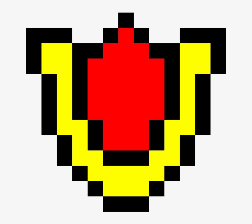 Goron Ruby - Chestplate Pixel Art - Free Transparent PNG Download - PNGkey