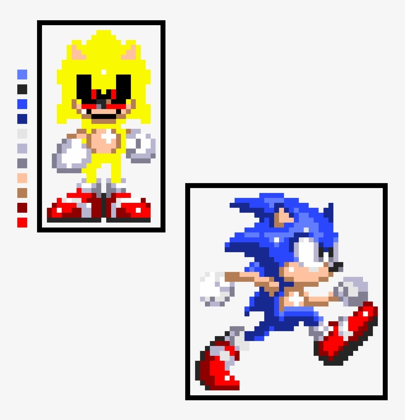 Sonic Exe Front - Sonic - Free Transparent PNG Download - PNGkey