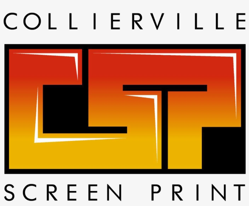 Csp Logo- Color And Box - Collierville Screen Print - Free Transparent ...