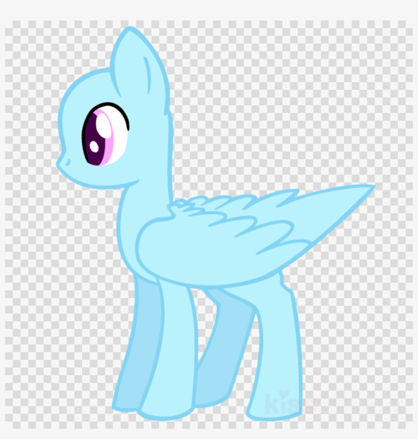 Mlp Base Clipart Pony Winged Unicorn - Vector Graphics - Free ...