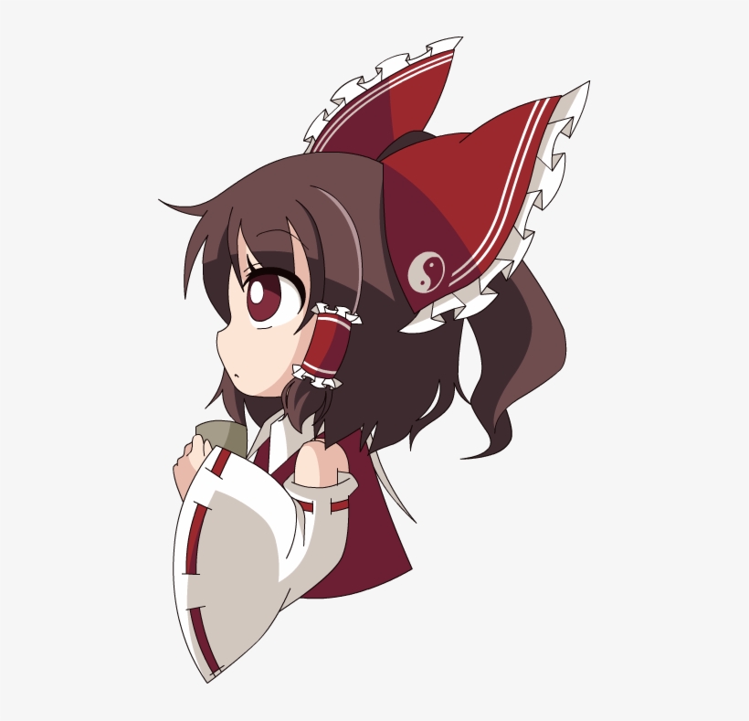 Reimu-gazing - Cartoon - Free Transparent PNG Download - PNGkey