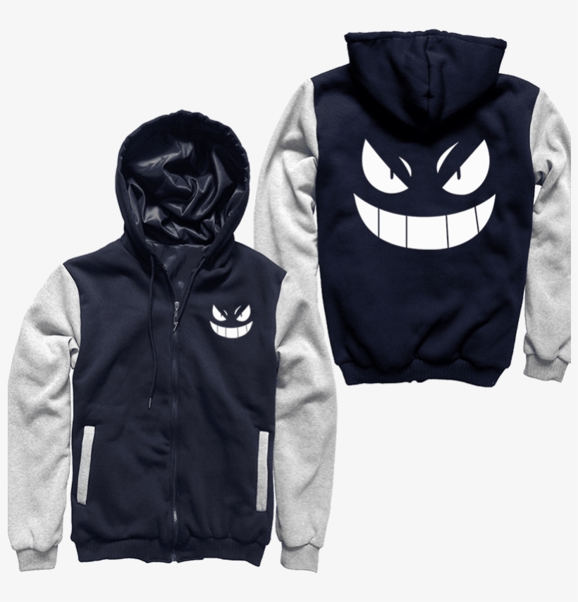 Glow In The Dark Gengar Spring Hoodie - Pokemon Go Grimace Print Tshirt ...