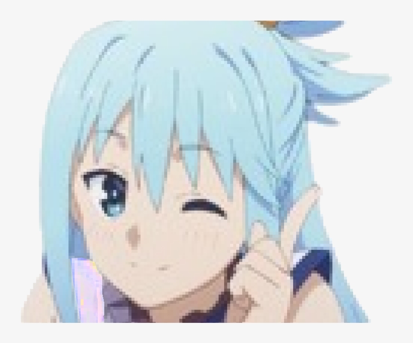Sticker Emyjvc2 Kikoojap Sticker - Aqua Konosuba Anime - Free ...