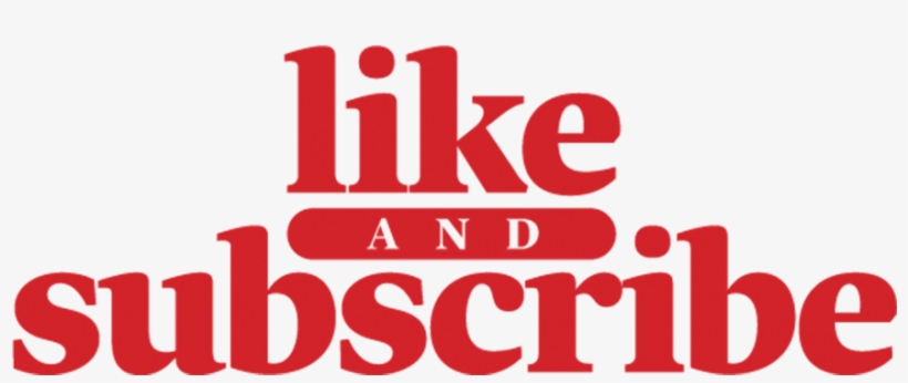 Like And Subscribe - Graphic Design - Free Transparent PNG Download ...
