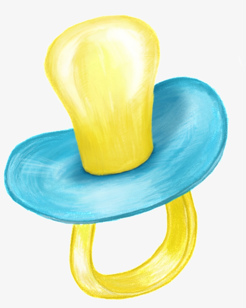 Hand Painted Realistic Baby Pacifier Transparent - Pacifier - Free ...