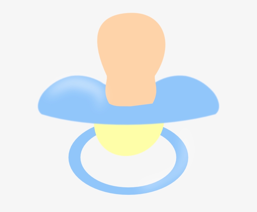 Blue Pacifier Svg Clip Arts 600 X 598 Px - Free Transparent PNG ...
