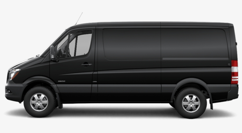 Jet Black - 2018 Mercedes Benz Sprinter Cargo Van - Free Transparent ...