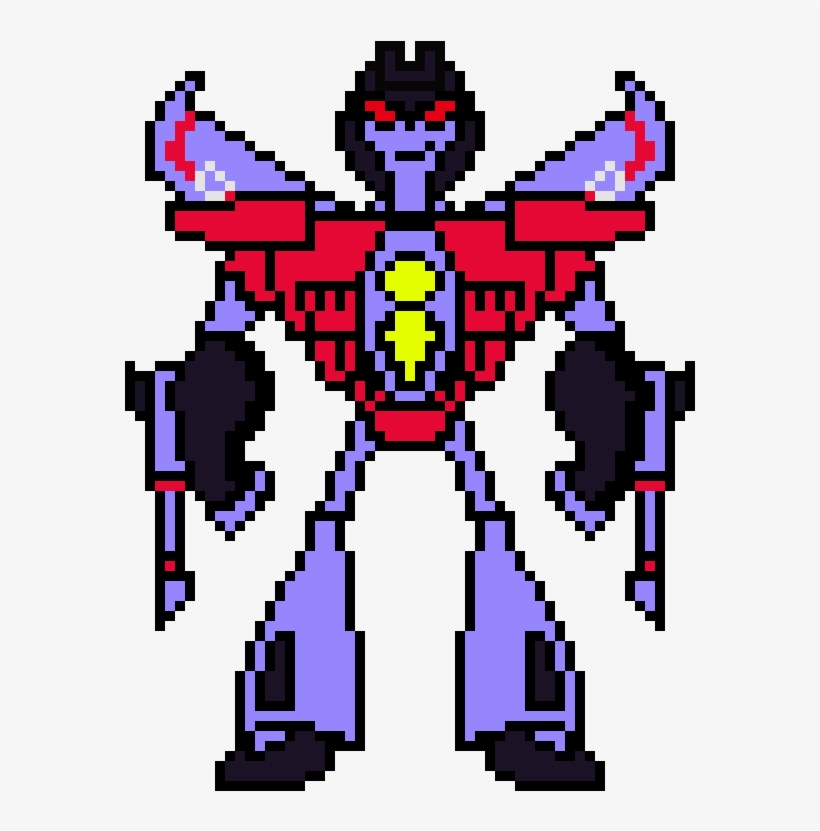 Transformers Animated Starscream - Minecraft Transformer Pixel Art ...