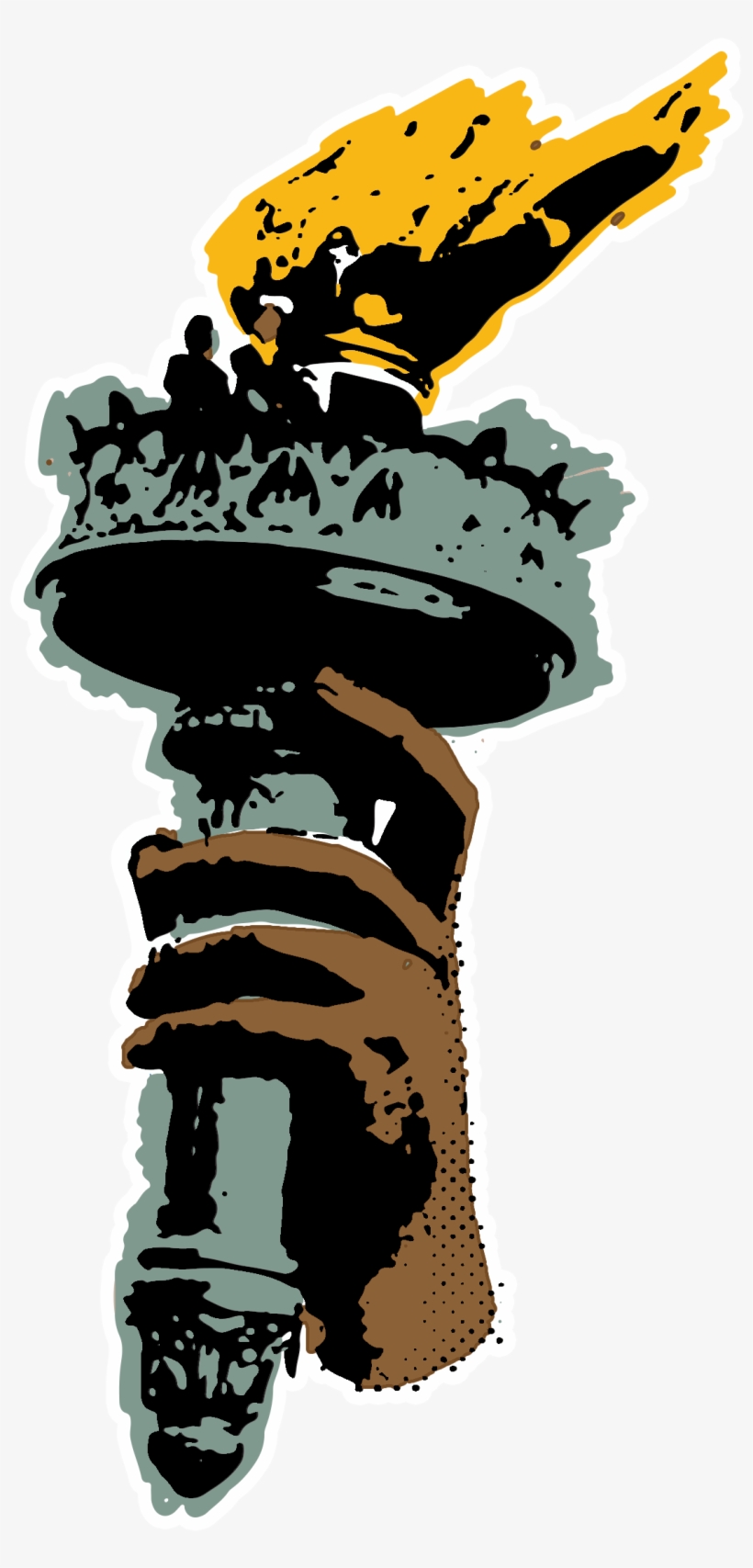 Liberty-torch - Illustration - Free Transparent PNG Download - PNGkey