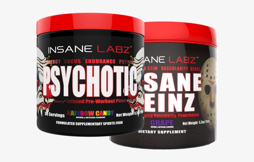 Insane Labz Asylum Stack - Insane Labz Psychotic - Free Transparent PNG ...