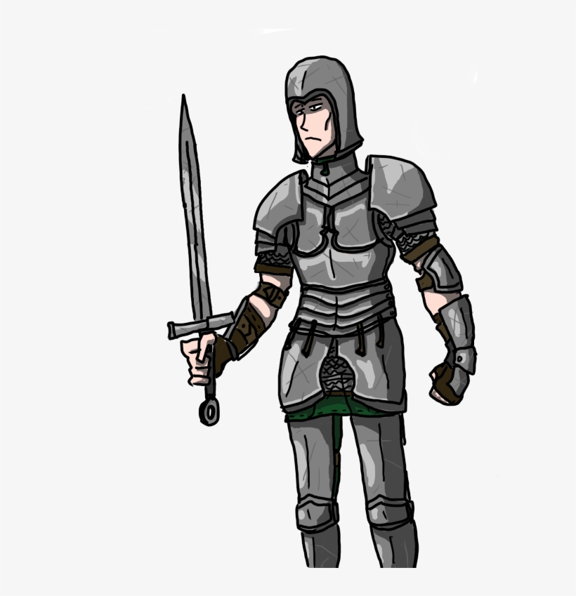 Medieval Soldier Drawing - Free Transparent PNG Download - PNGkey