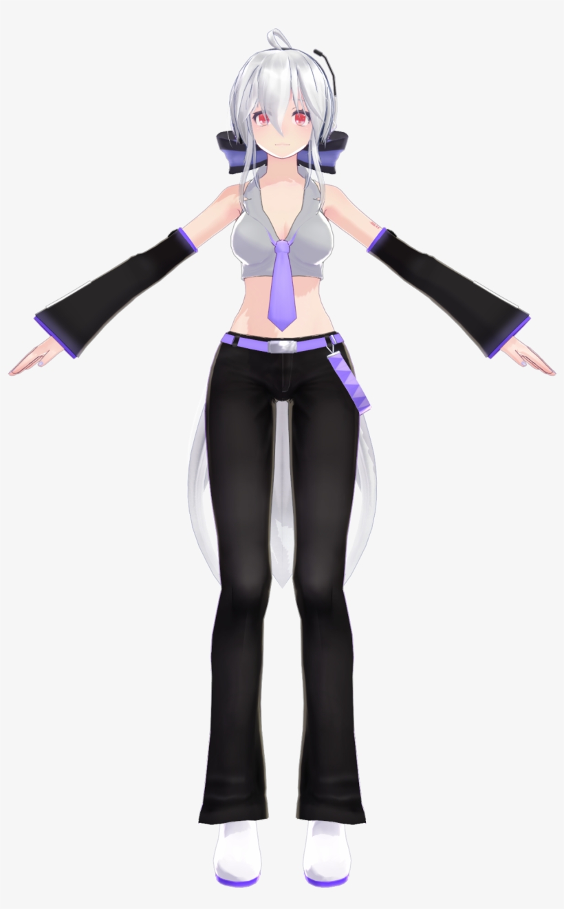 Haku Yowane Default Tda Edit - Big Breasted Mmd Dl - Free Transparent ...
