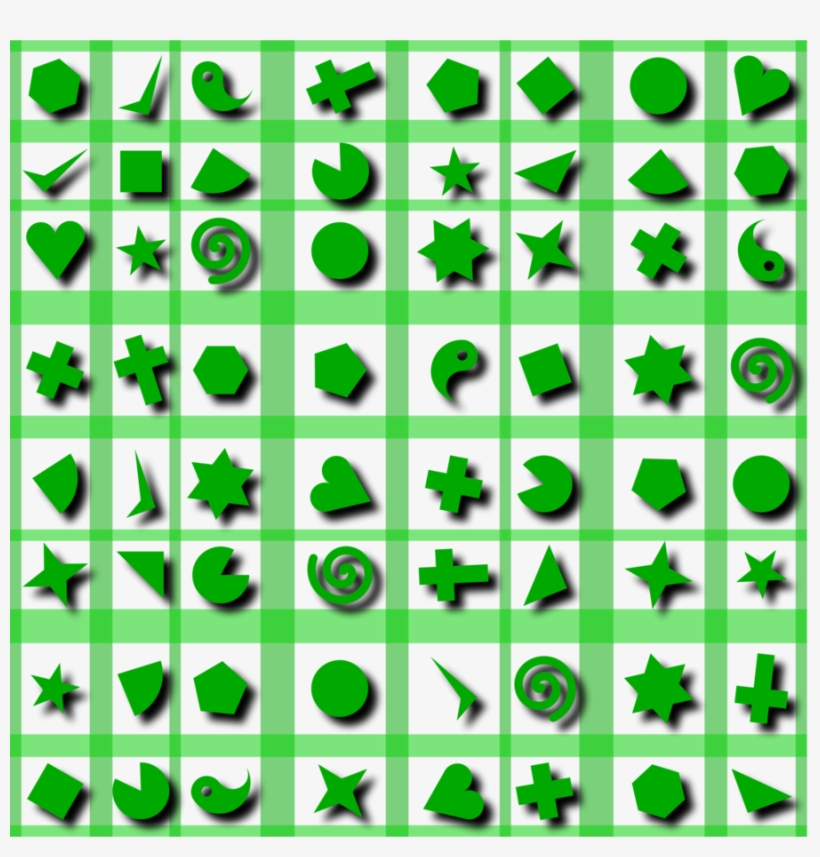 Pattern Clipart Green Shape Pattern - Shape - Free Transparent PNG ...