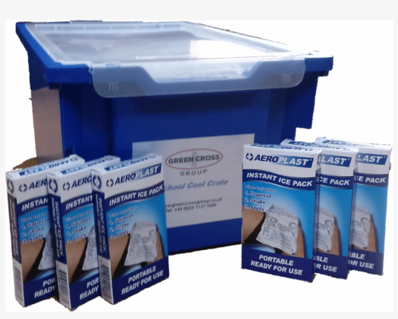 School Cool Crate Ice Packs - Instant Ice Pack 80g(qty:96) - Free ...