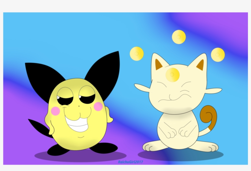 Beta Pichu And Meowsy - Free Transparent PNG Download - PNGkey