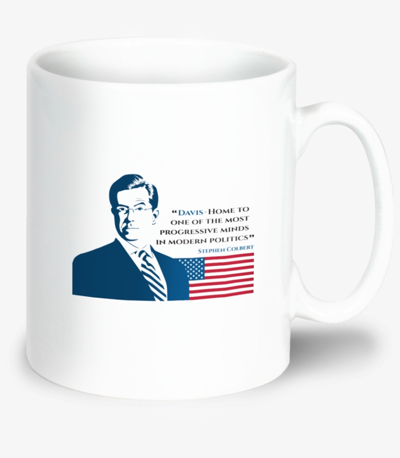 The Davis Store Stephen Colbert Mug - Mug - Free Transparent PNG ...