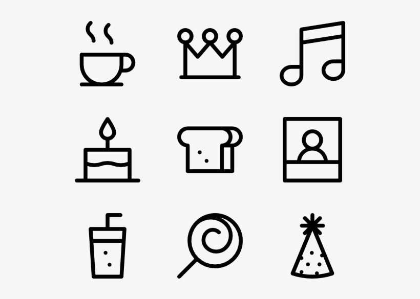 Birthday And Party - Resume Icon Png - Free Transparent PNG Download ...