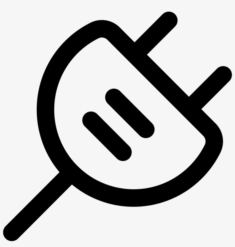 Plug Electrical Connector Outline Comments - Vector Electric Plug Png ...