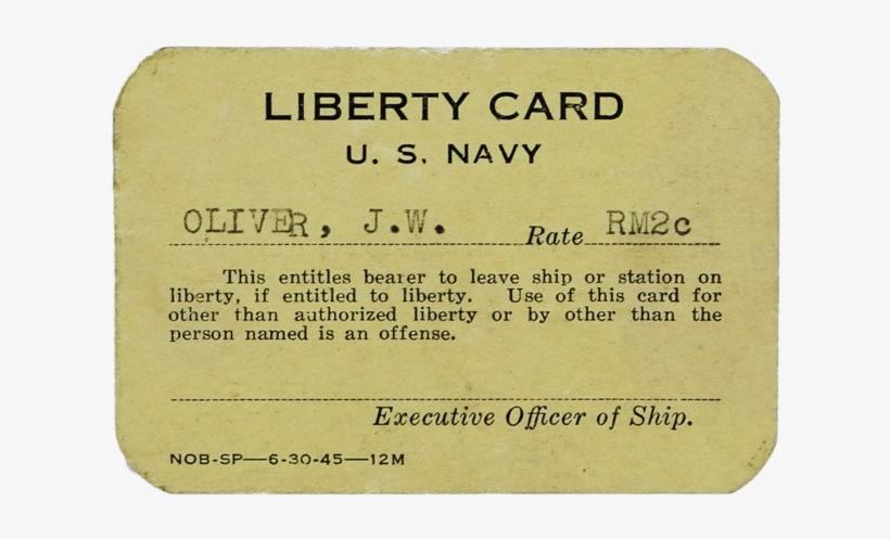 Navy Liberty Card - Free Transparent PNG Download - PNGkey