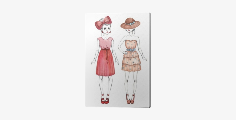 Fashion Girls Illustration - Time To Dress Up! Always Beautiful 2017 ...